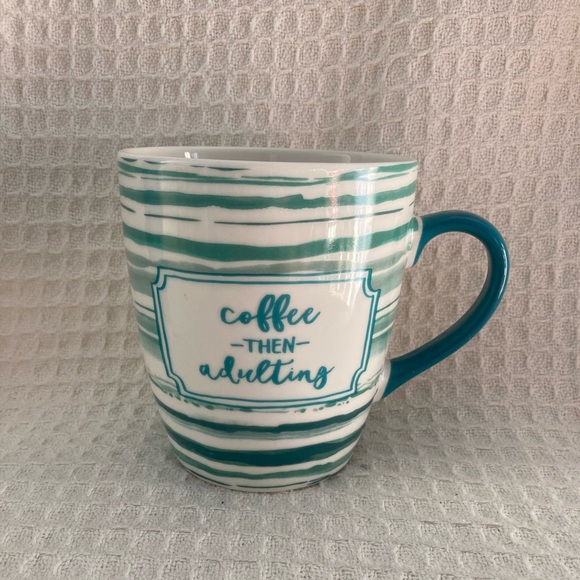 Threshold | Dining | Threshold Porcelain Oversized Coffee Then Adulting ...